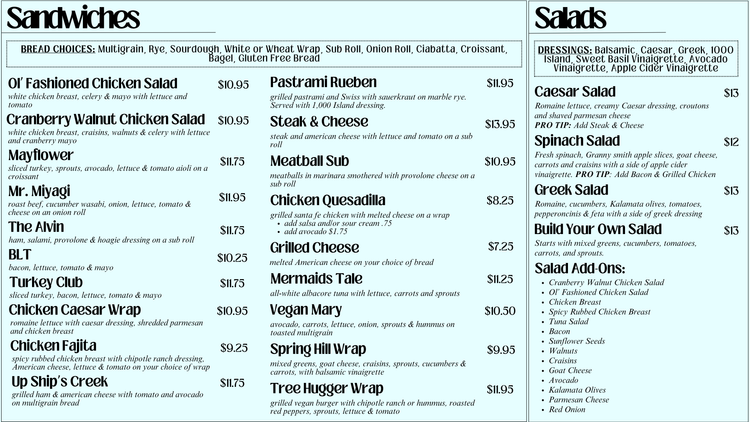 Menus – Daily Brew Coffee House & Lounge